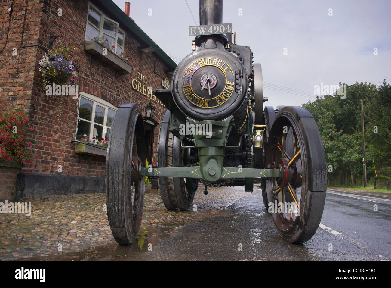 "The Burrell" a Steam Traction engine Stock Photo - Alamy