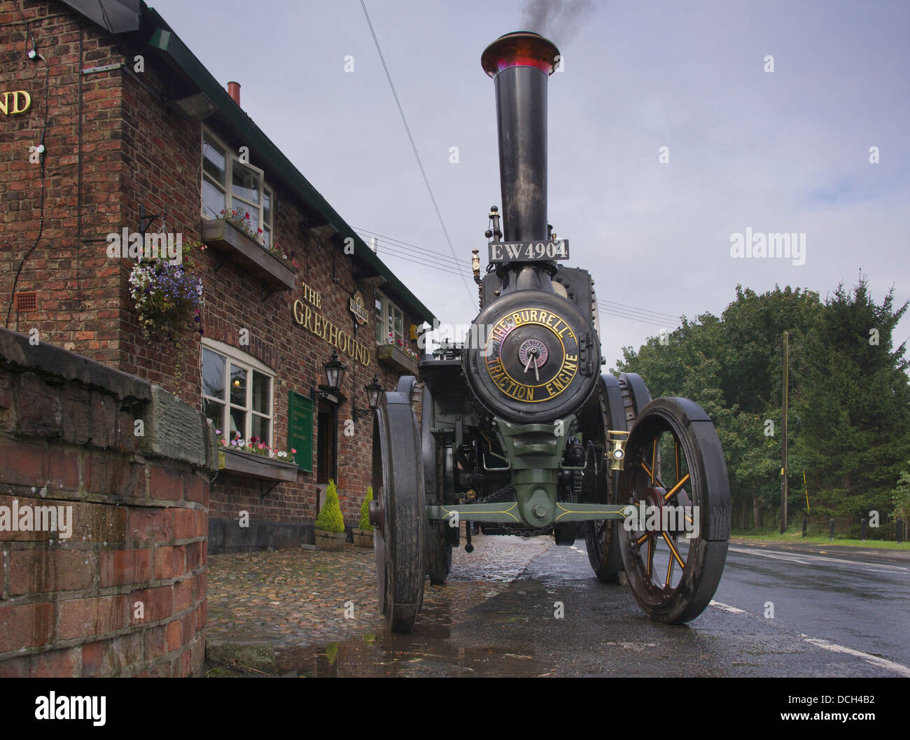 "The Burrell" a Steam Traction engine Stock Photo - Alamy
