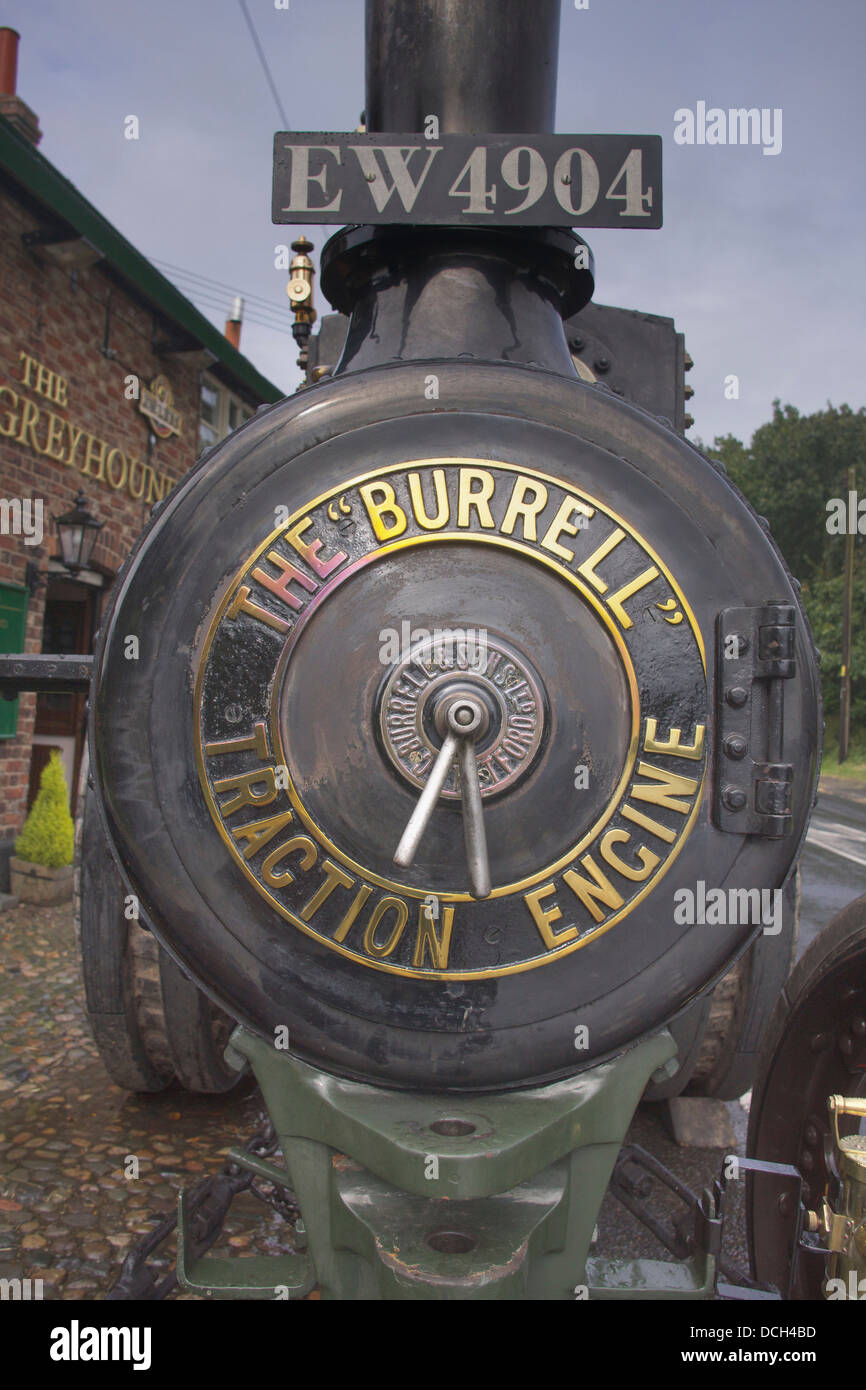 "The Burrell" a Steam Traction engine Stock Photo - Alamy