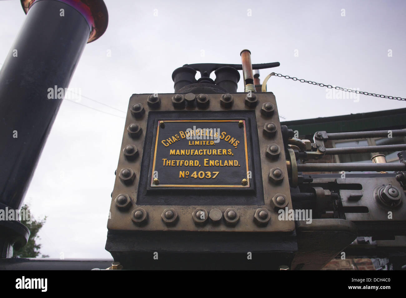 "The Burrell" a Steam Traction engine Stock Photo - Alamy