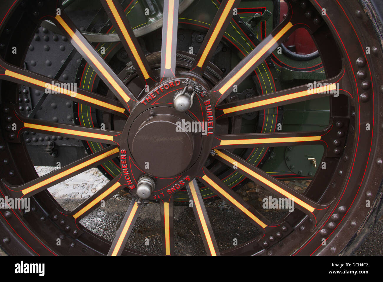 "The Burrell" a Steam Traction engine Stock Photo - Alamy