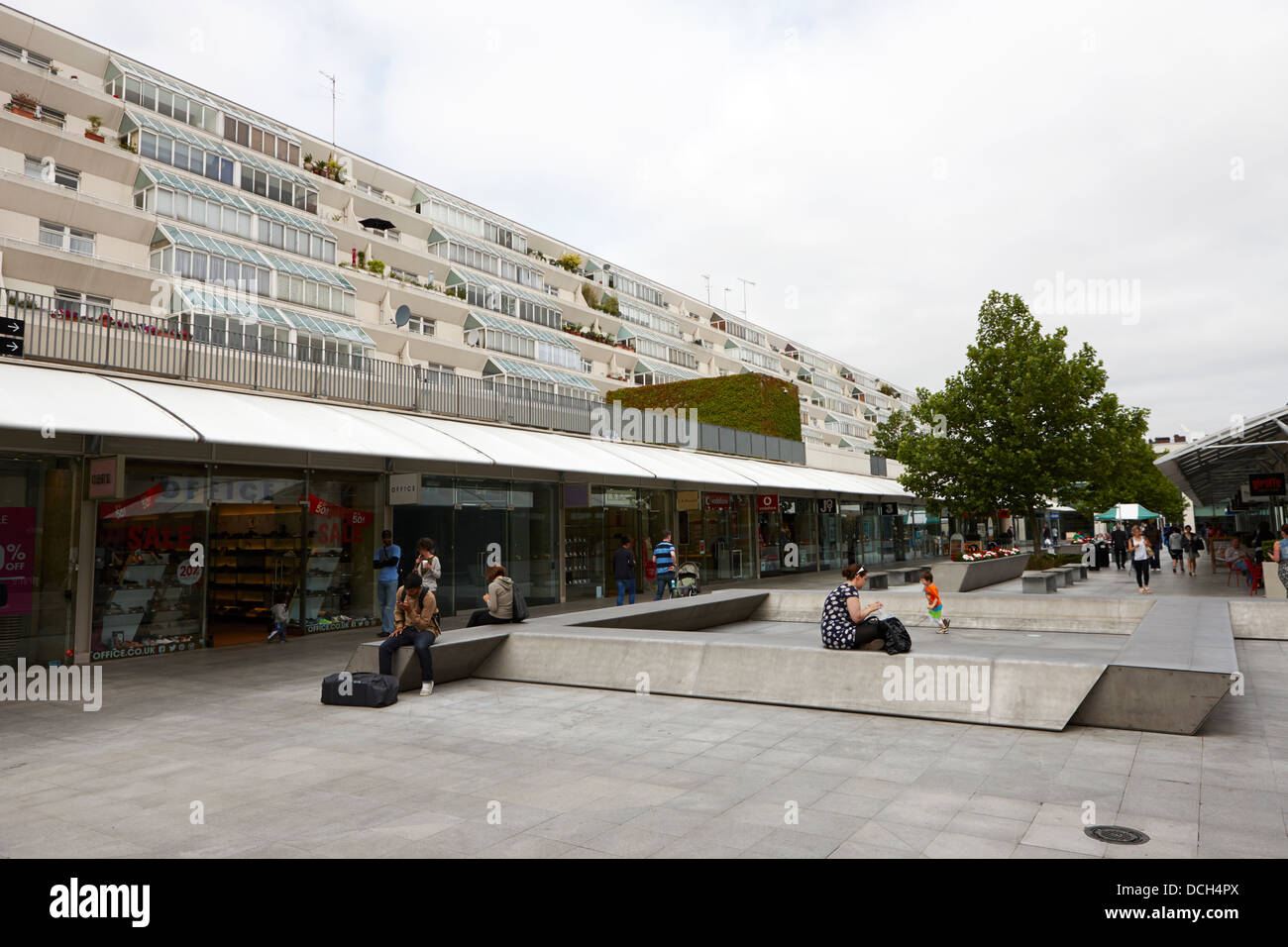 The Brunswick Centre residential and shopping area London England UK ...
