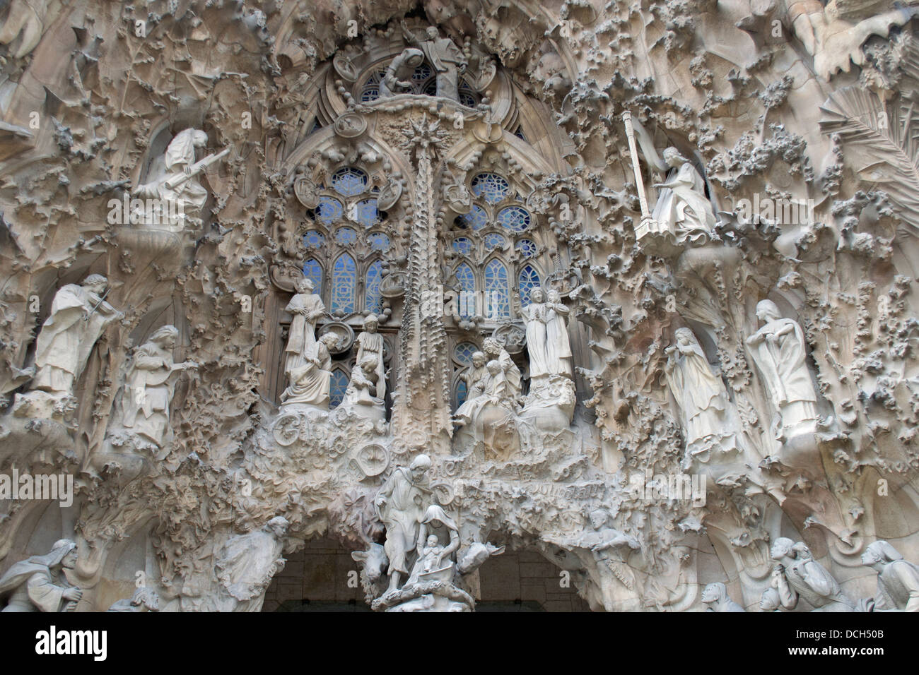 Nativity facade sagrada familia hi-res stock photography and images - Alamy