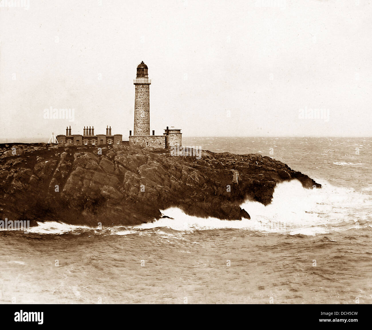Scalpay Lighthouse Victorian period Stock Photo - Alamy