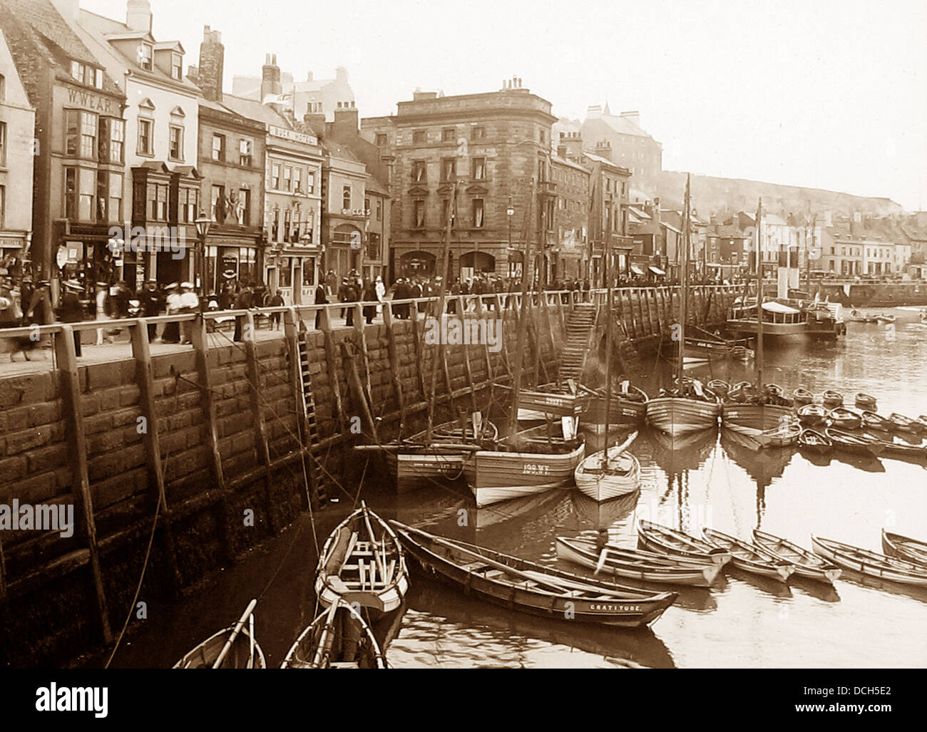 Whitby Victorian period Stock Photo - Alamy