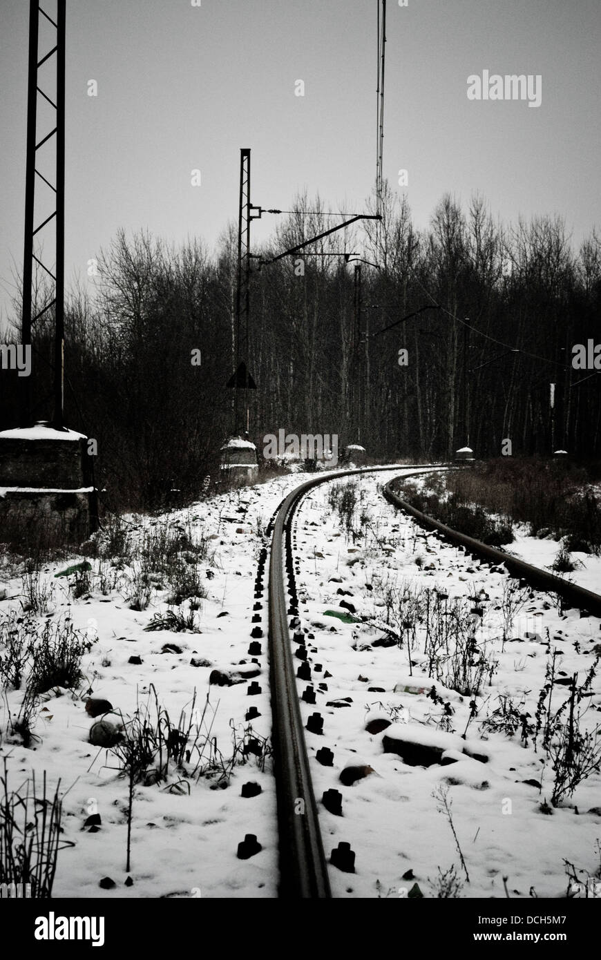 Railway railroad tracks hi-res stock photography and images - Alamy