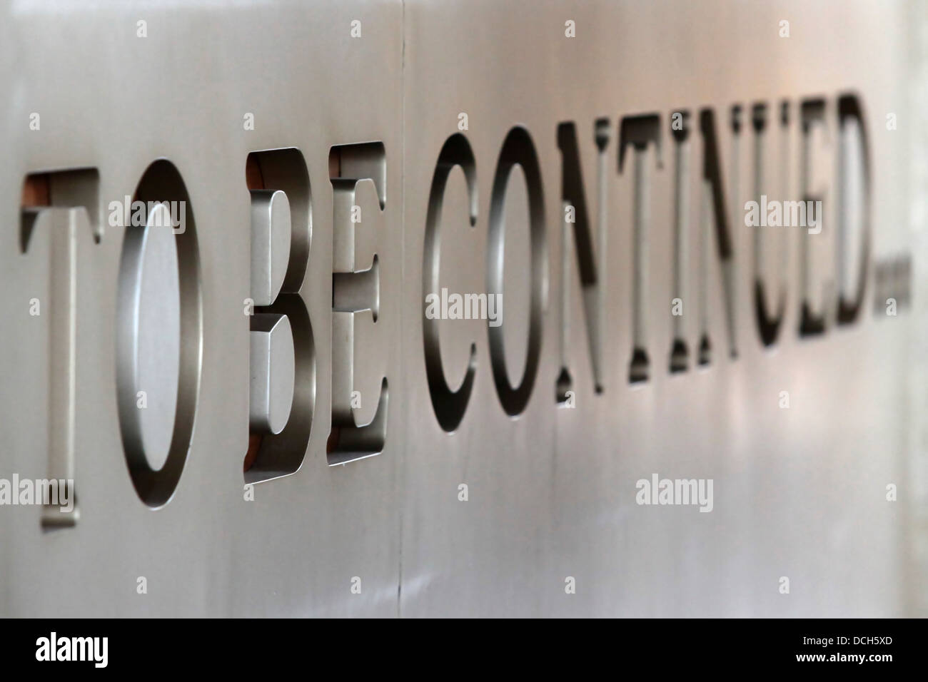 To be continued hi-res stock photography and images - Alamy