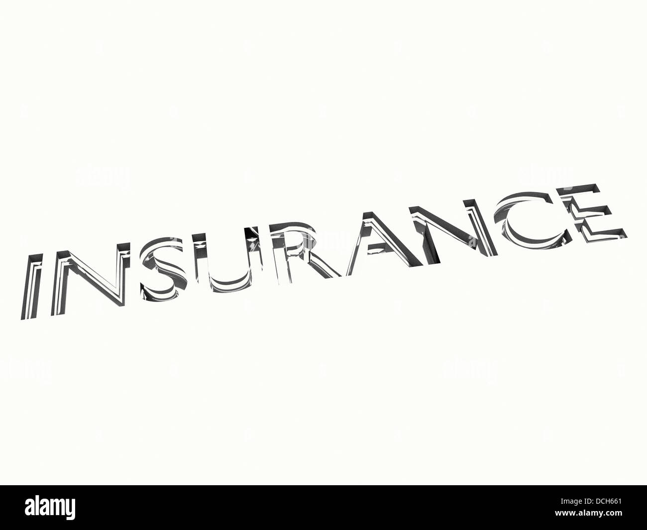 insurance words in engraving for conceptual background Stock Photo - Alamy