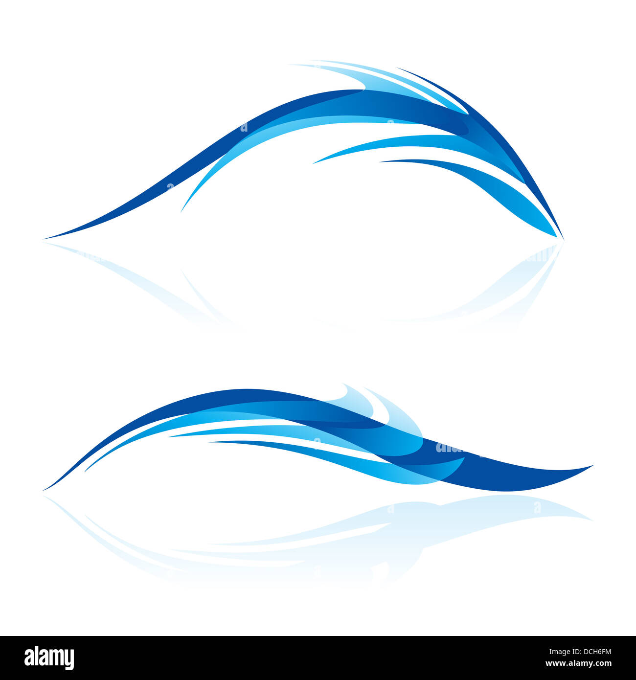 Vibrant lines in shades Cut Out Stock Images & Pictures - Alamy