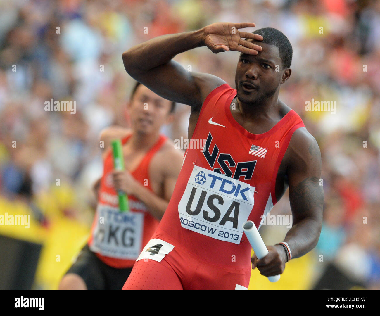 Justin gatlin of usa hi-res stock photography and images - Alamy