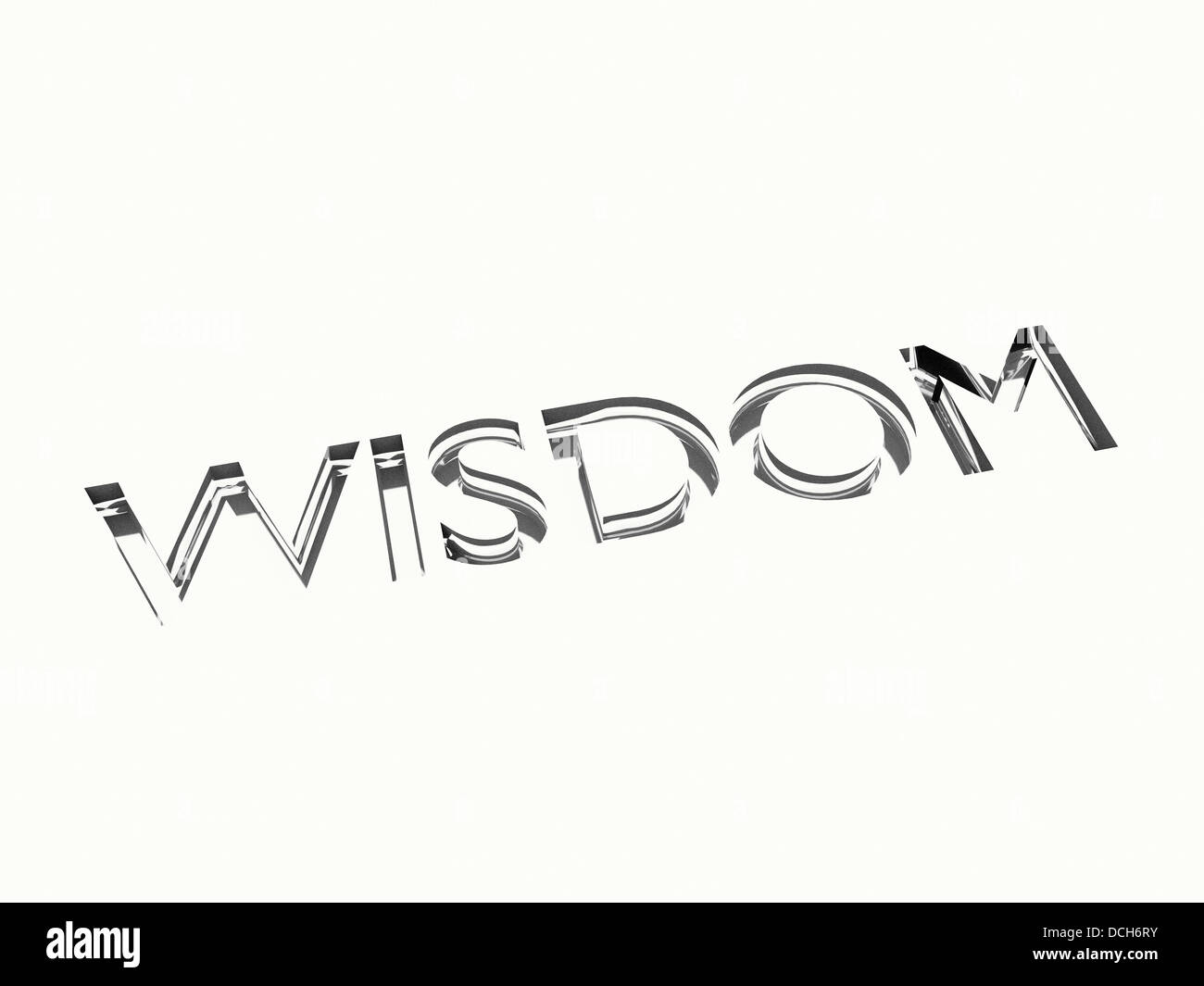 wisdom word in engraving, for concepts background Stock Photo - Alamy