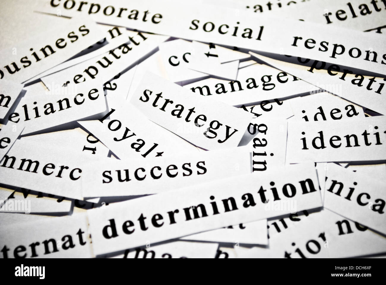 Determination word hi-res stock photography and images - Alamy