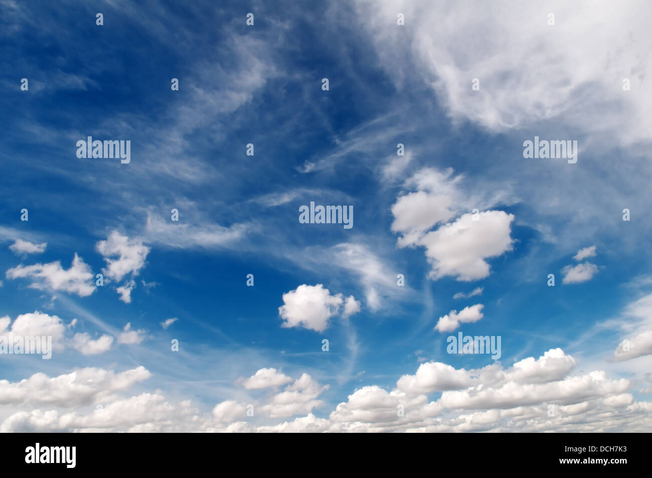 Cirrus altocirrus cloud clouds sky hi-res stock photography and images ...