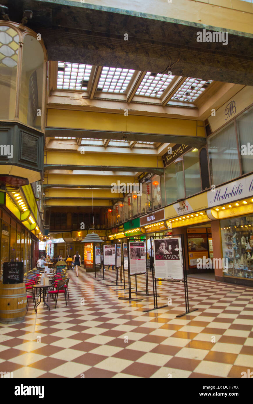 Lucerna passage prague hi-res stock photography and images - Alamy