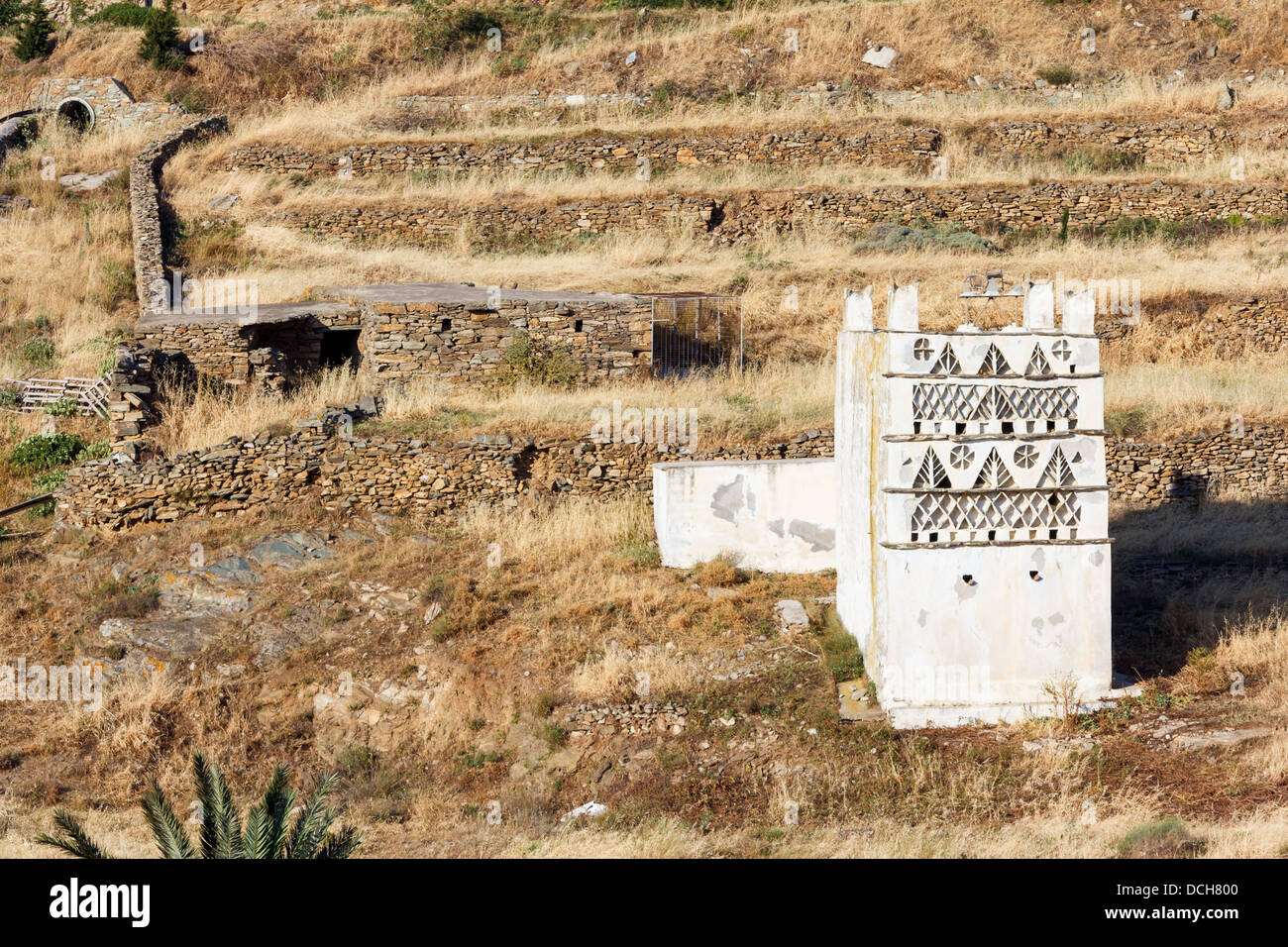 Traditional decorated pigeon house in Greece Stock Photo - Alamy