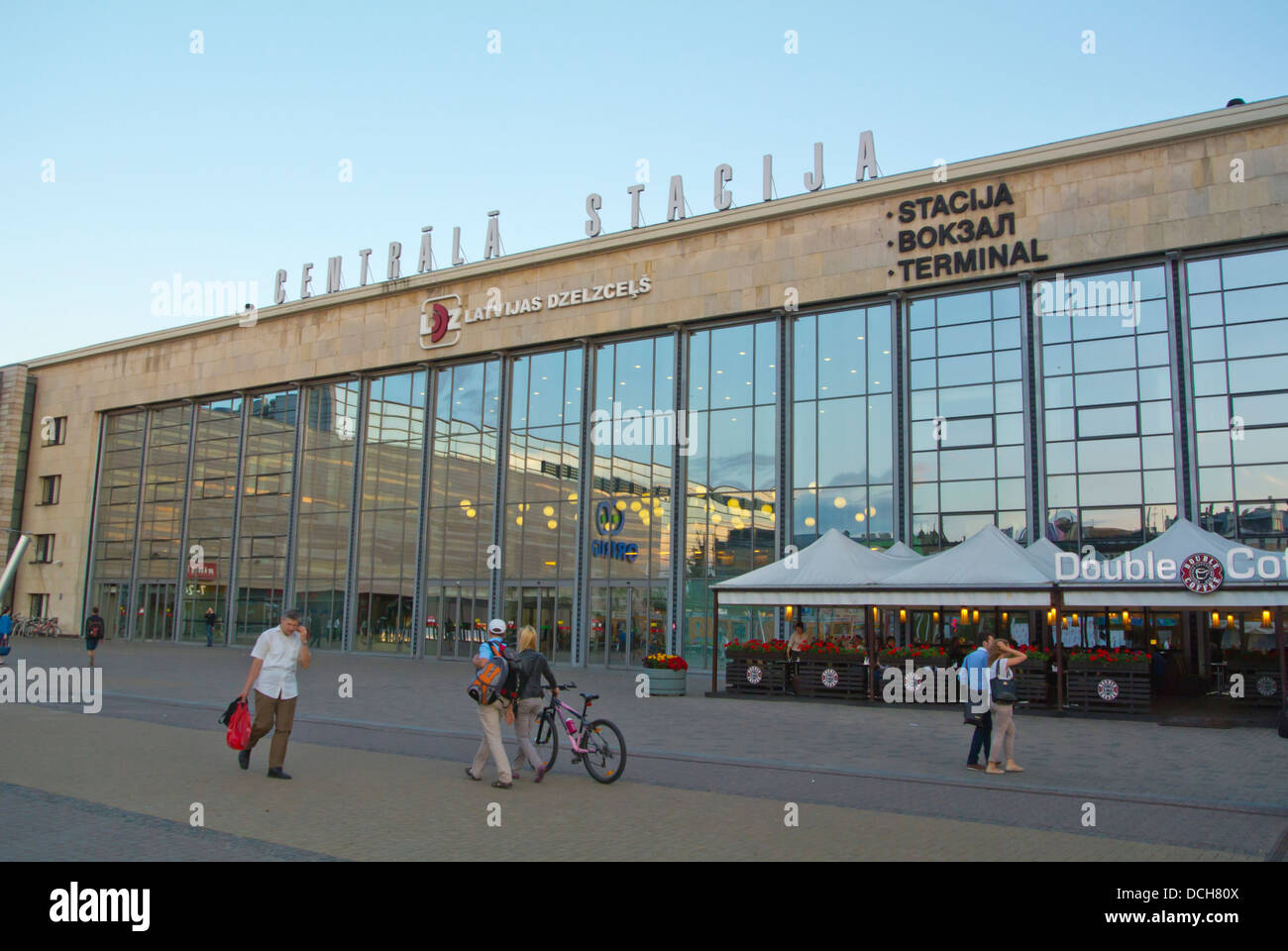 Central railway station exterior Riga Latvia the Baltic States northern ...