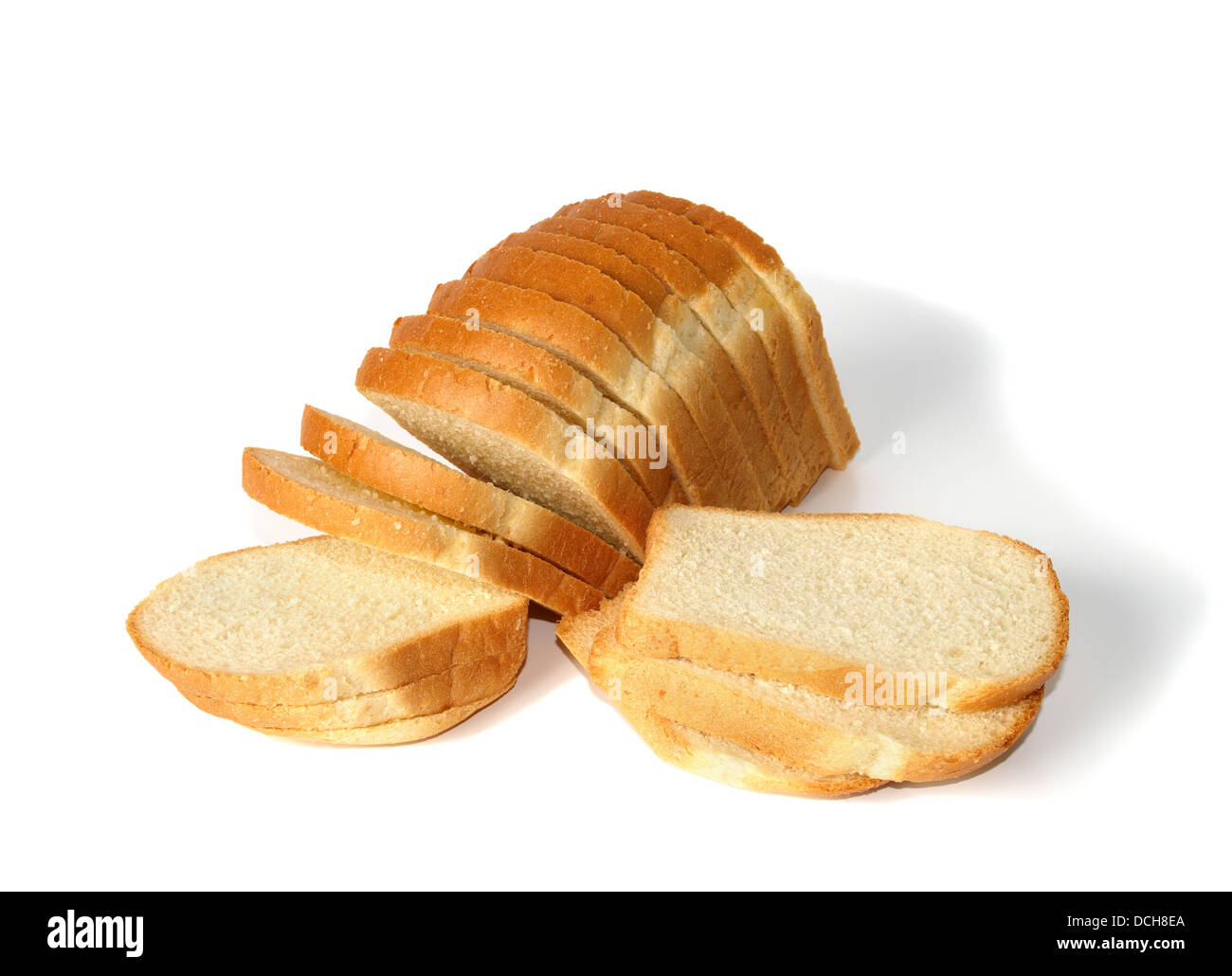 Food sliced bread isolated Cut Out Stock Images & Pictures - Alamy
