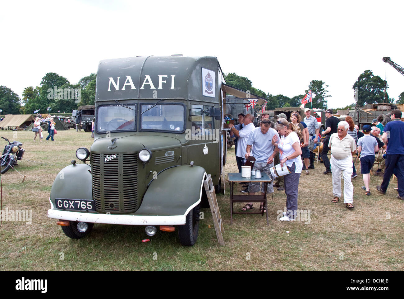 WW2 feeding wagon Stock Photo - Alamy