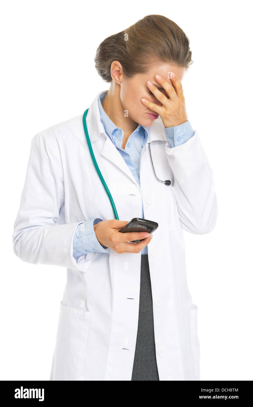 Frustrated doctor Cut Out Stock Images & Pictures - Alamy