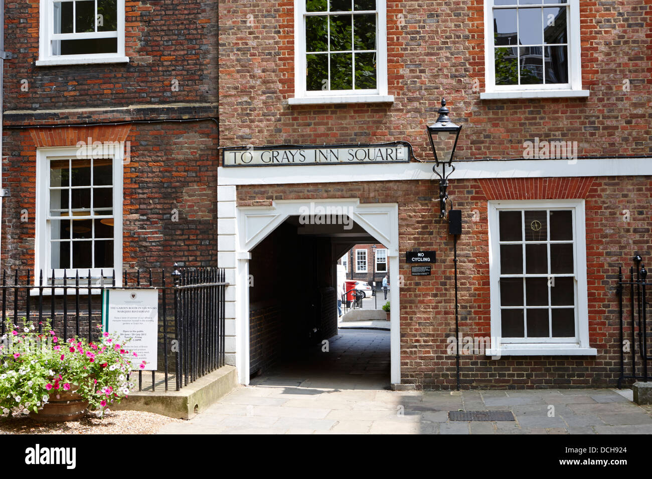 old entrance to grays inn square London England UK Stock Photo - Alamy