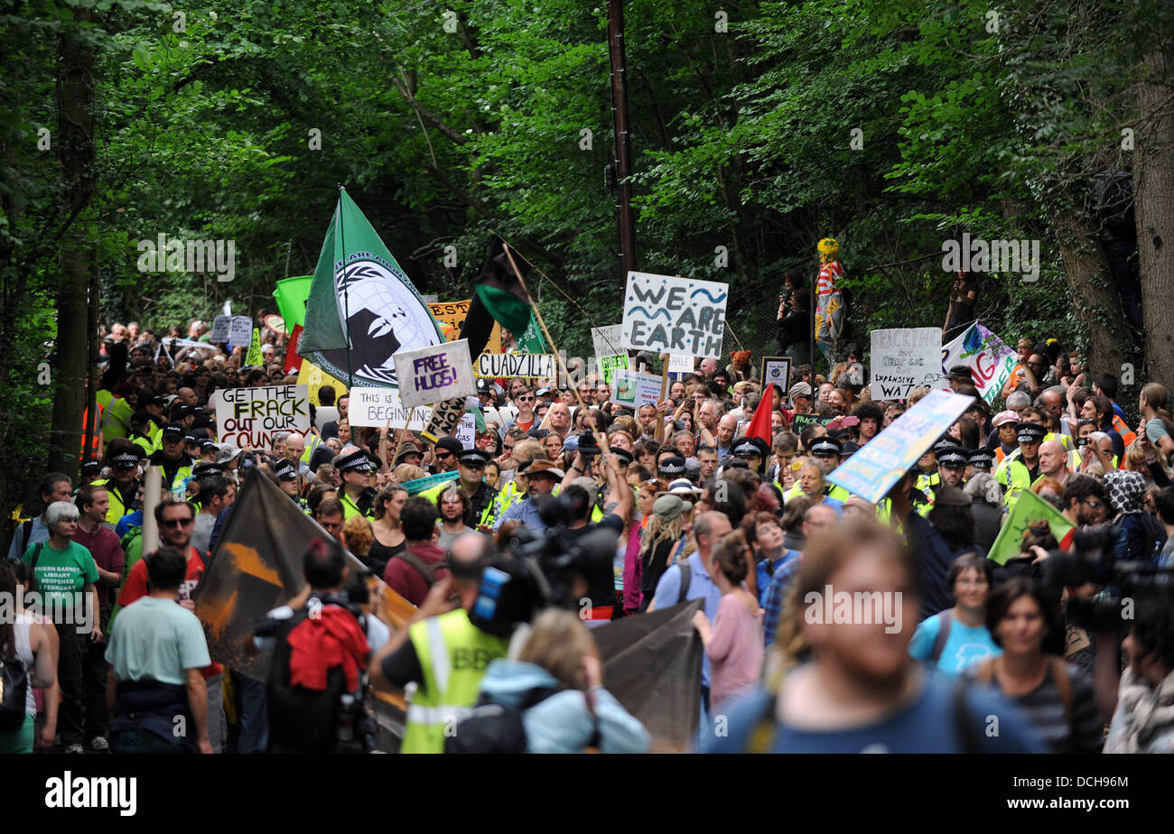 Balcombe village protests hi-res stock photography and images - Alamy