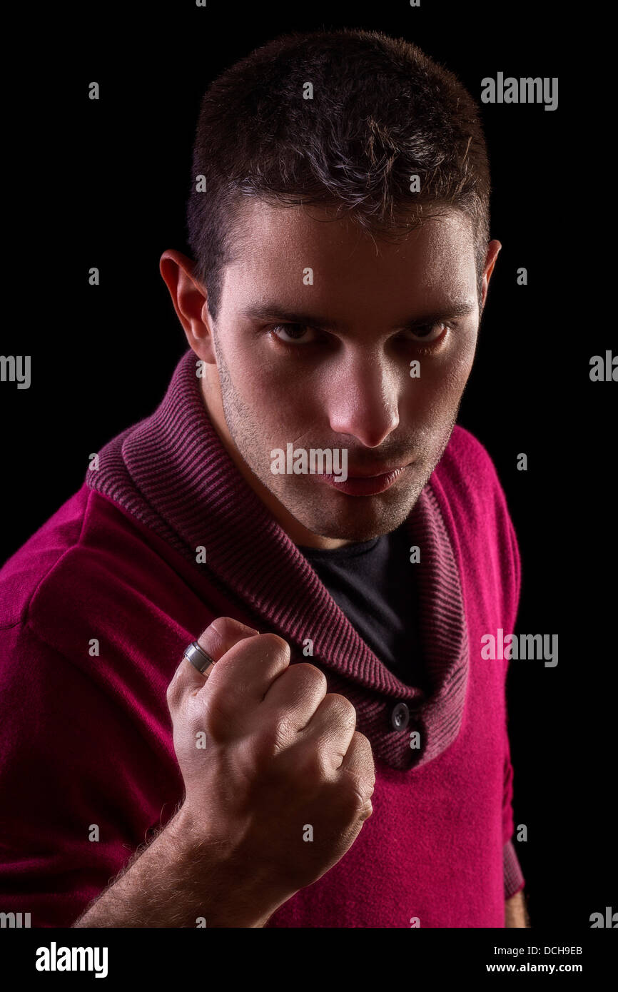 Man with mean face hi-res stock photography and images - Alamy