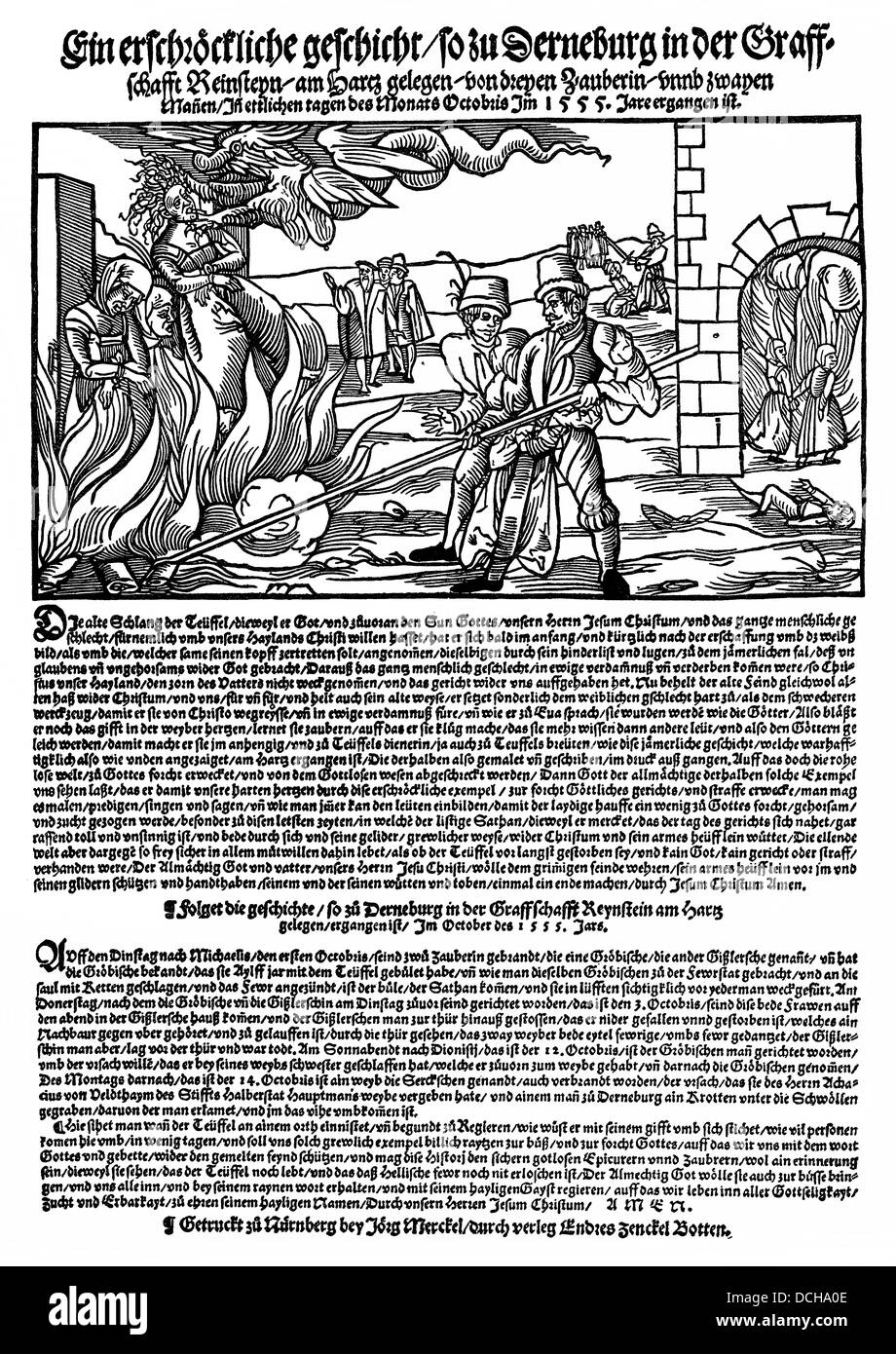 Burning of witches by inquisition hi-res stock photography and images ...