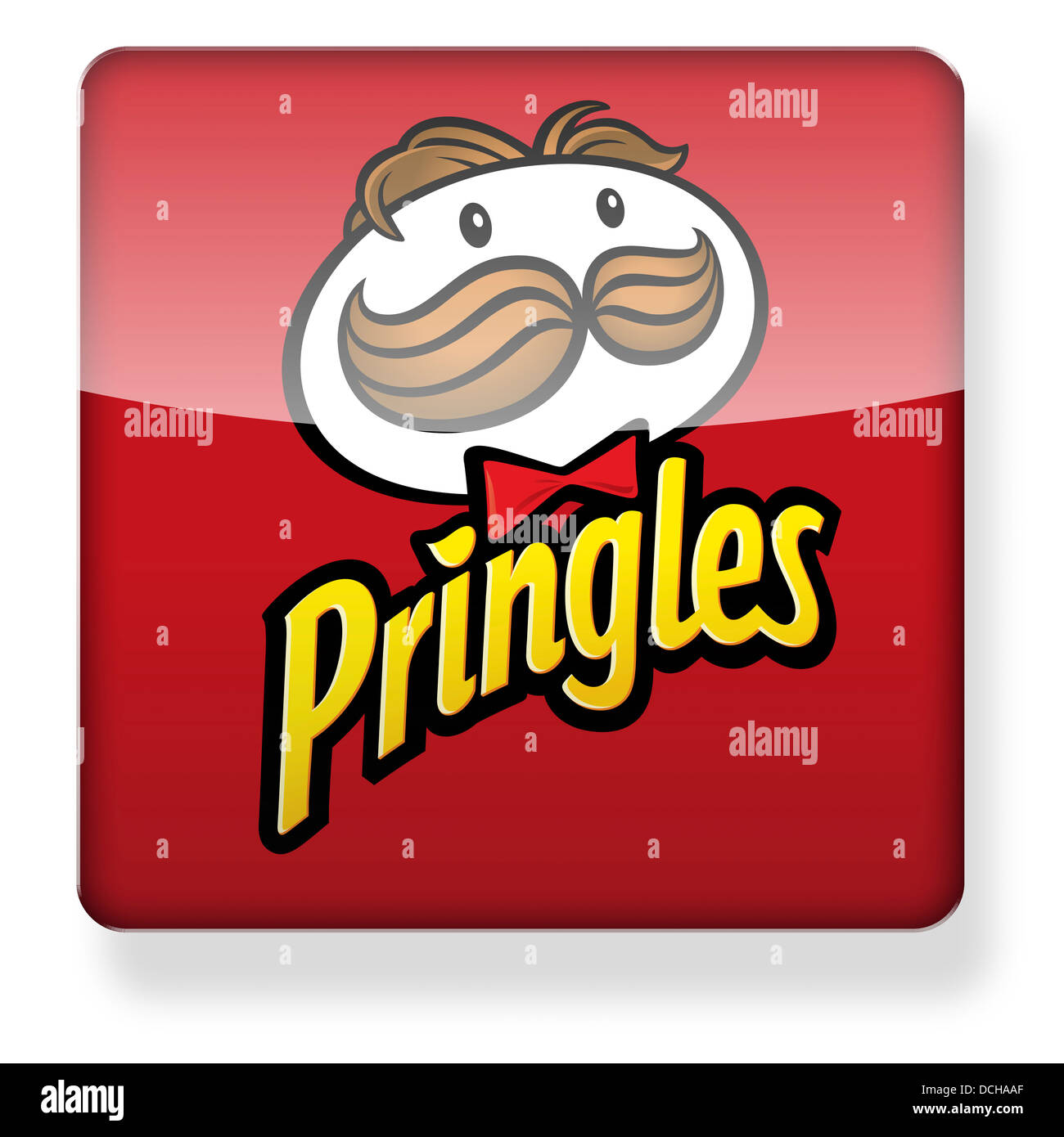 Pringles crisps logo as an app icon. Clipping path included Stock Photo ...