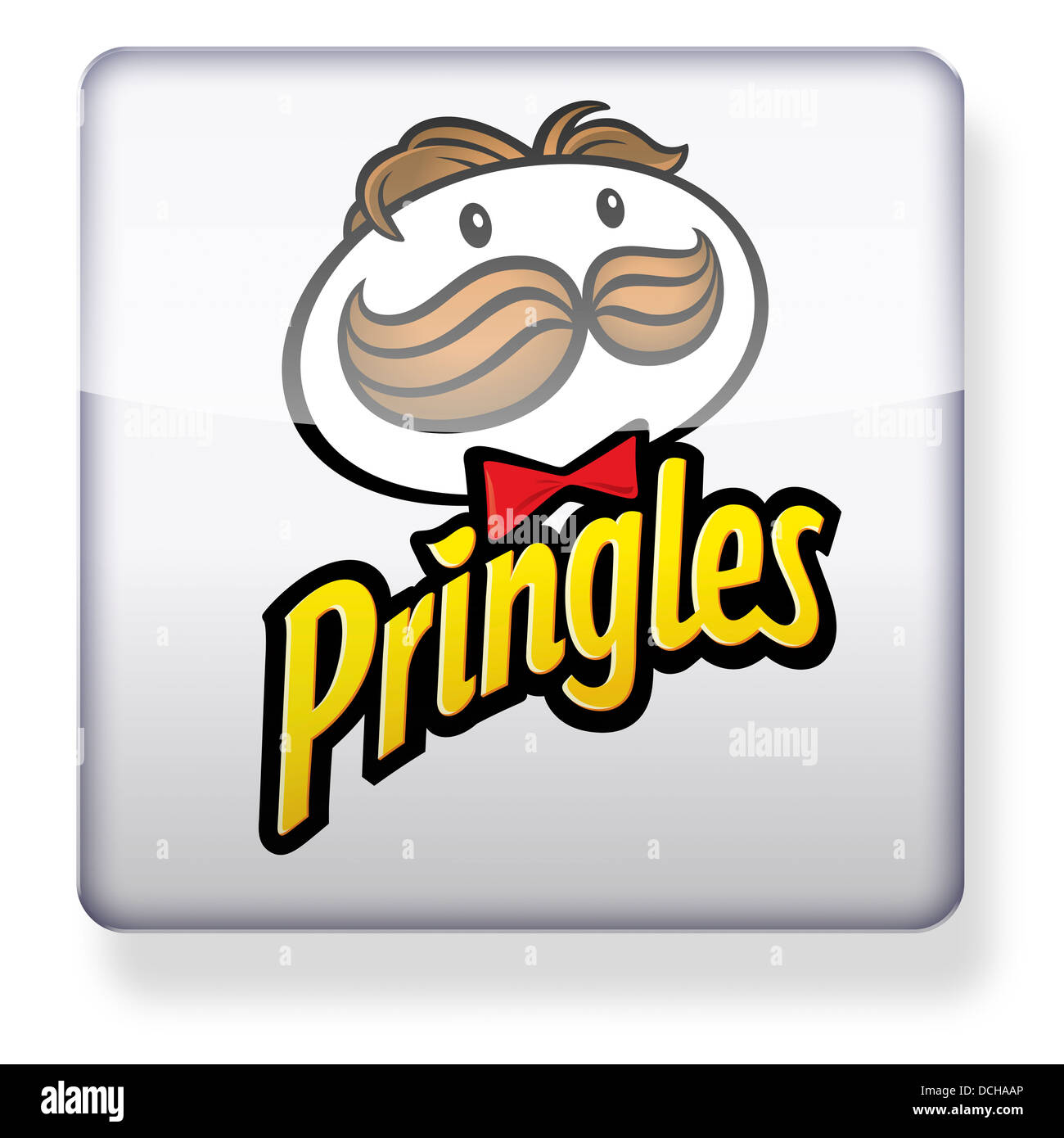 Pringles crisps logo as an app icon. Clipping path included Stock Photo ...
