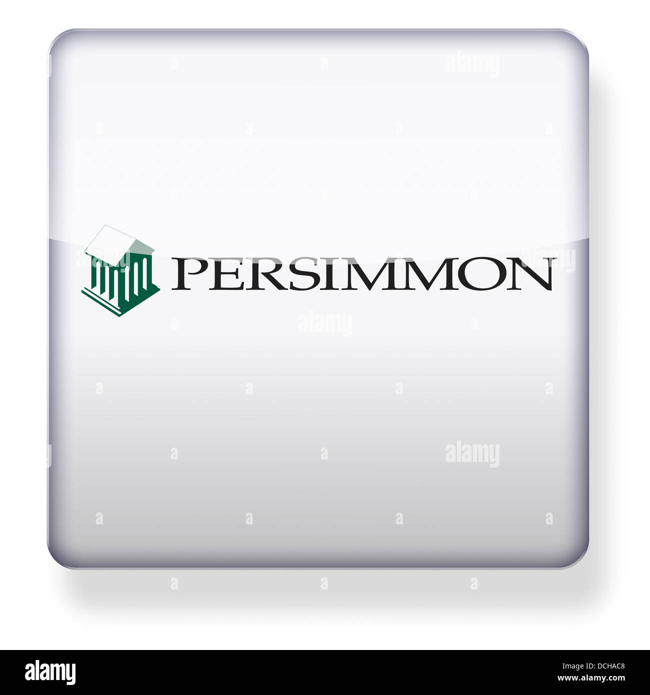 Persimmon homes logo as an app icon. Clipping path included Stock Photo ...