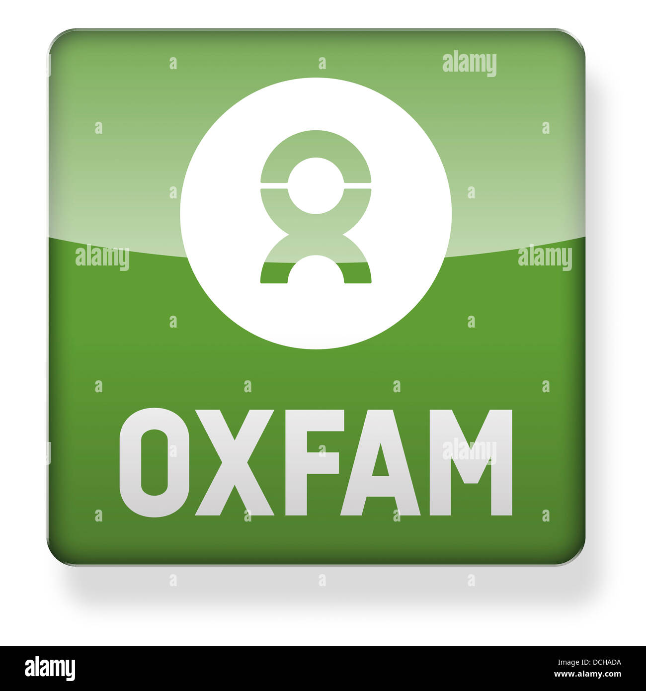 Oxfam charity logo as an app icon. Clipping path included Stock Photo ...
