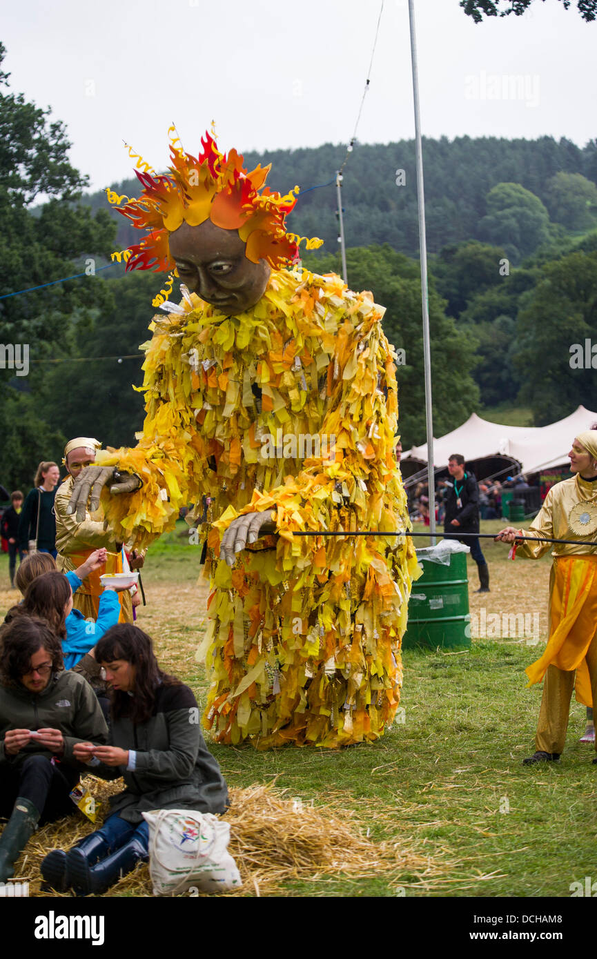 CRICKHOWELL, 17th August 2013. Day three of Green Man Festival. © Polly ...