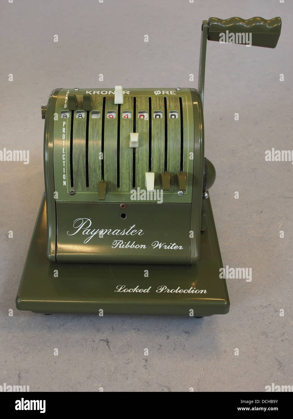 Paymaster Series-8000 ribon writer pic-002 Stock Photo - Alamy