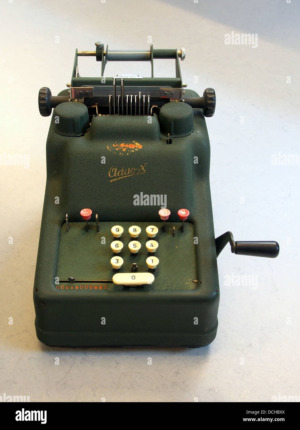 Addo-X calculator typewriter pic1 Stock Photo - Alamy