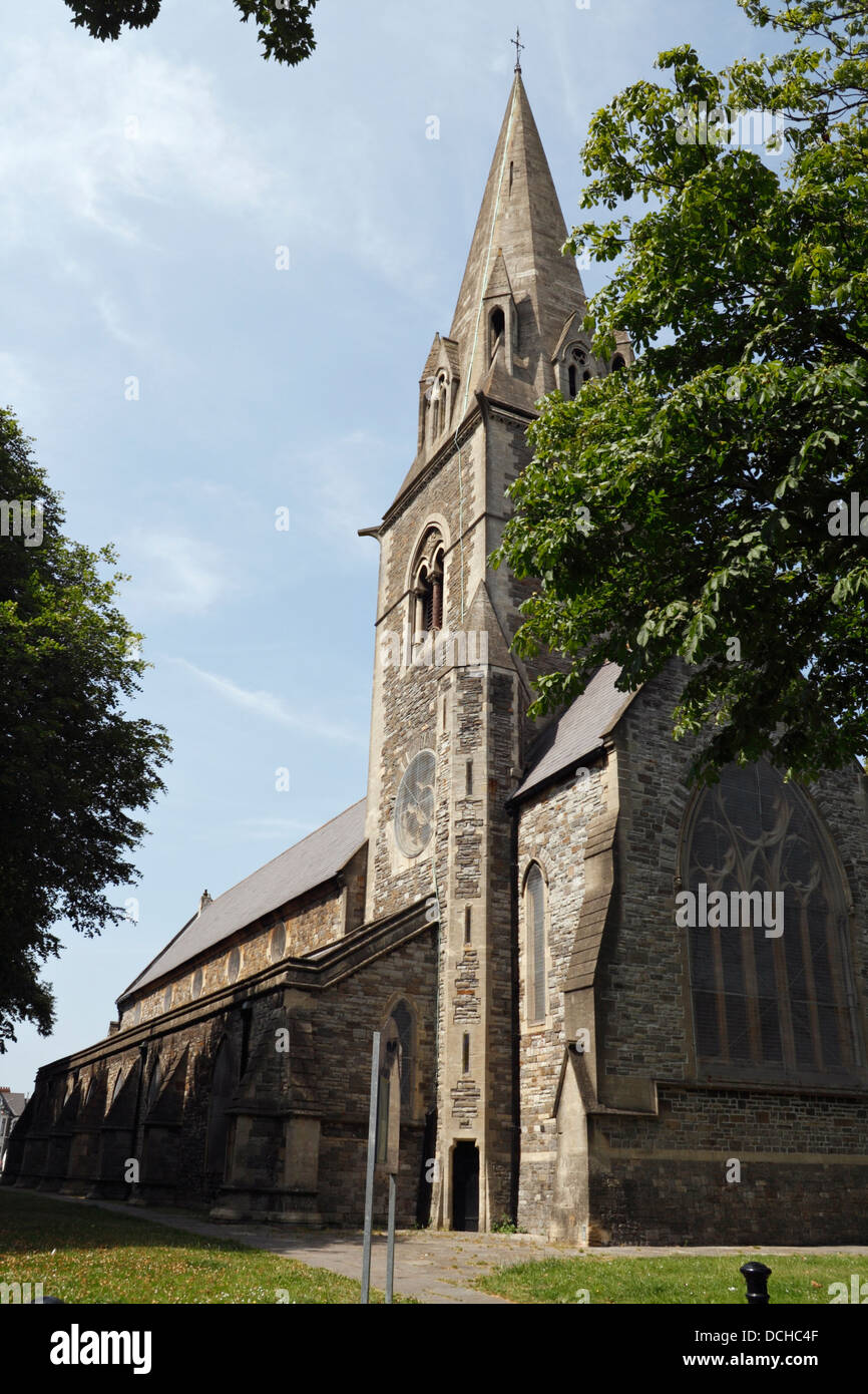 St Johns church in Canton Cardiff Wales UK Stock Photo - Alamy