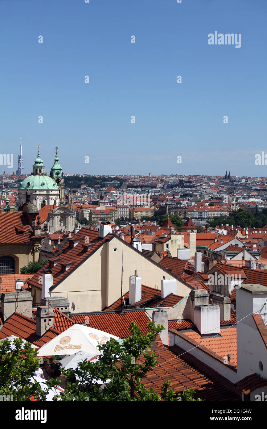 a view of prague Stock Photo - Alamy