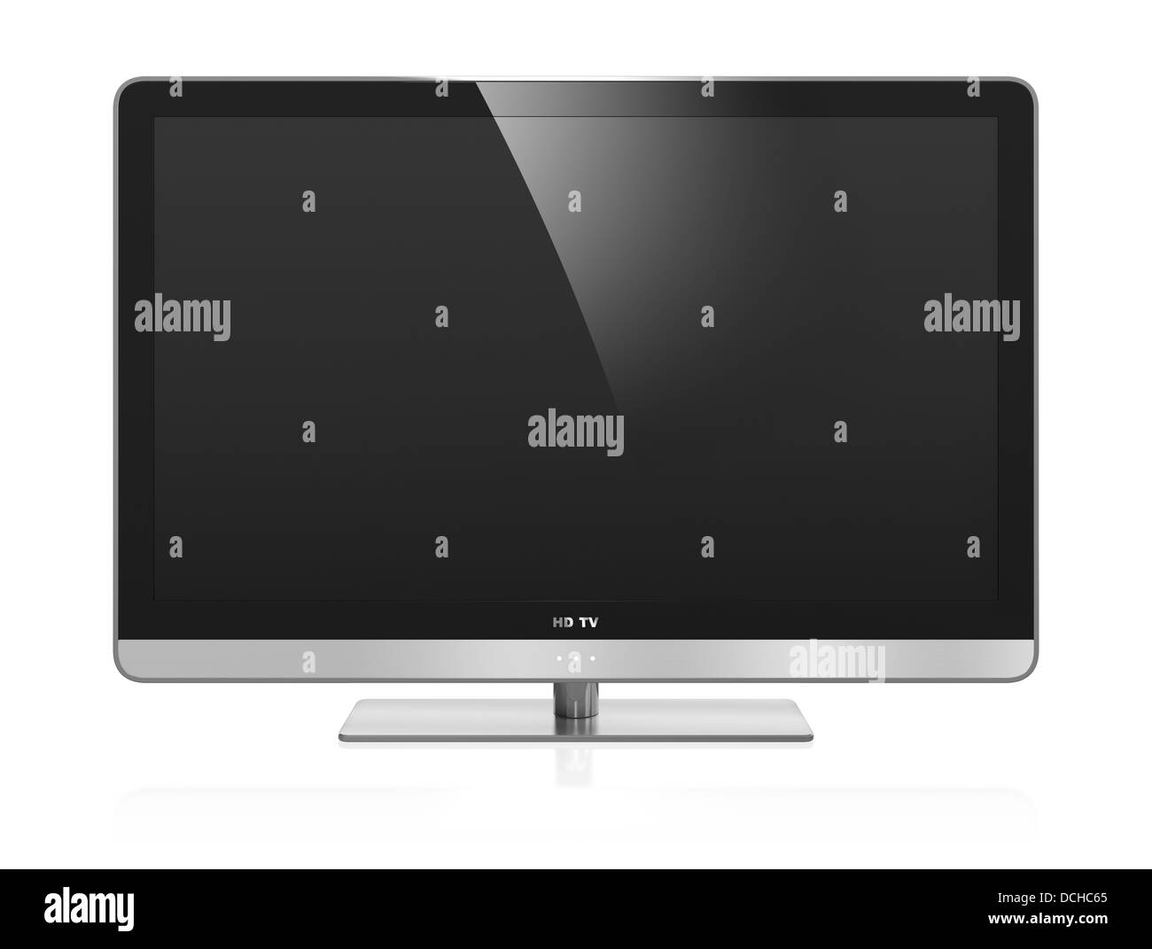 3D image of high definition TV isolated on white Stock Photo - Alamy