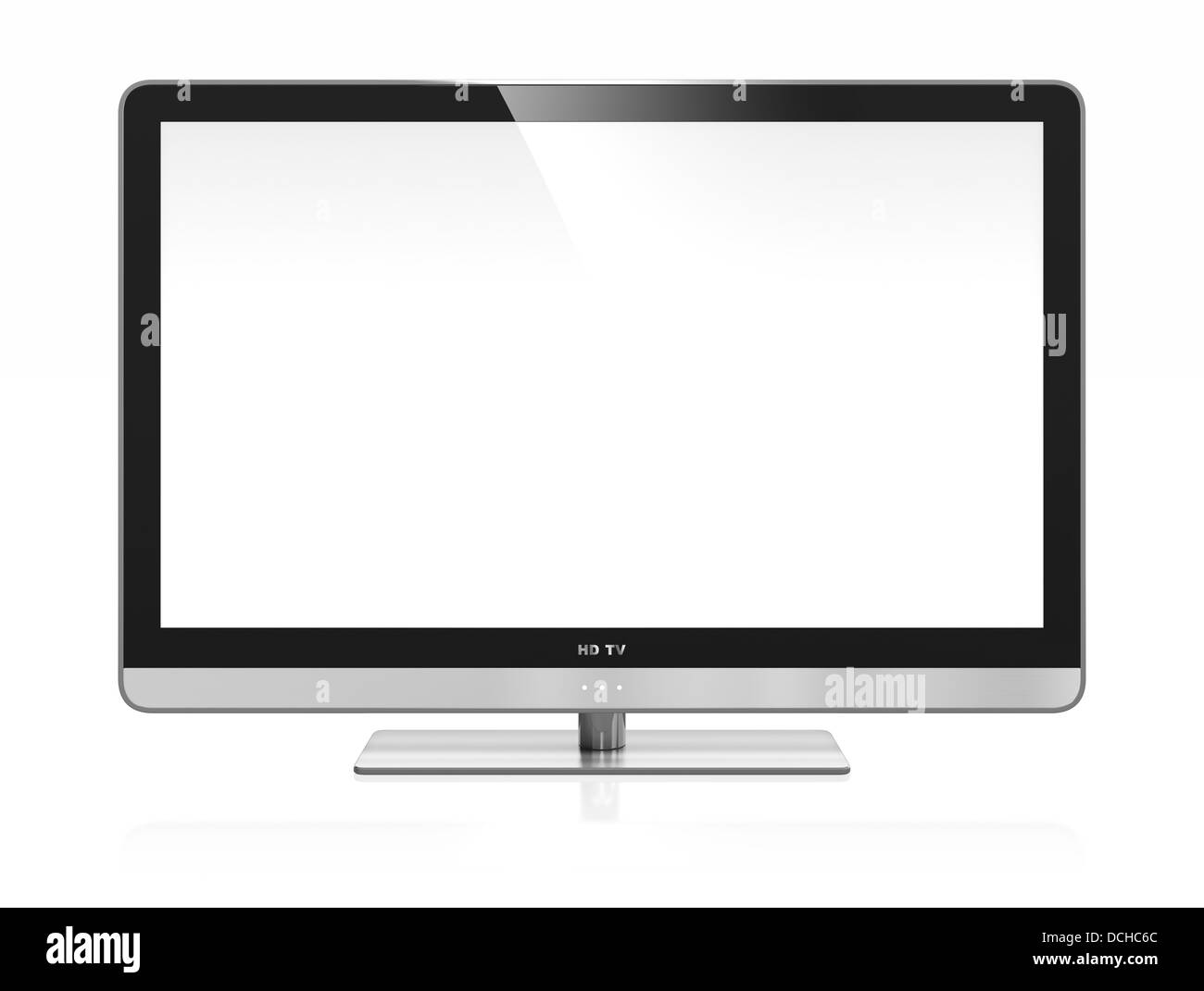 3D image of high definition TV isolated on white Stock Photo - Alamy