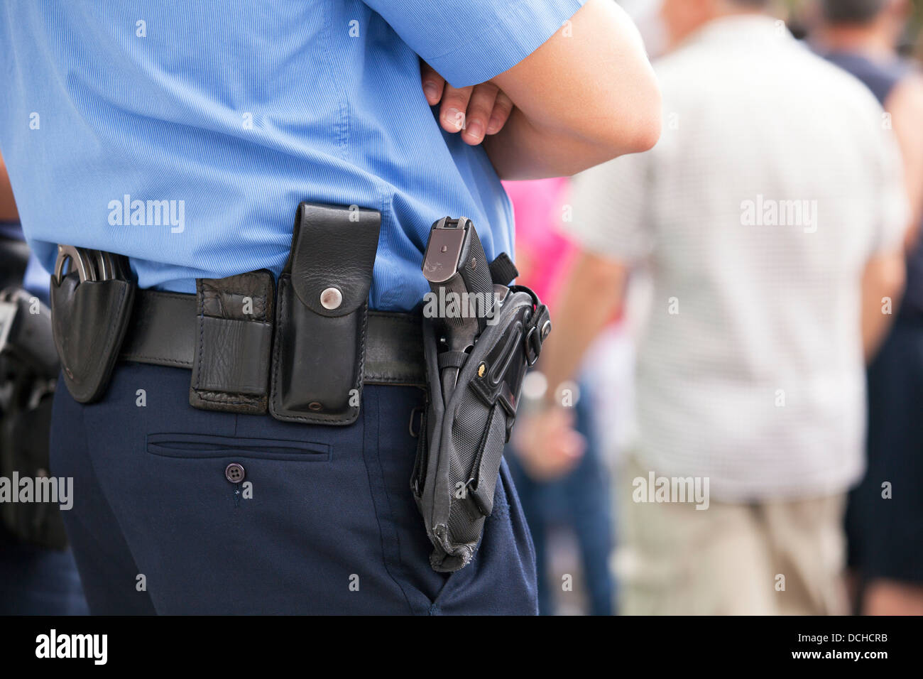 Armed cop hi-res stock photography and images - Alamy