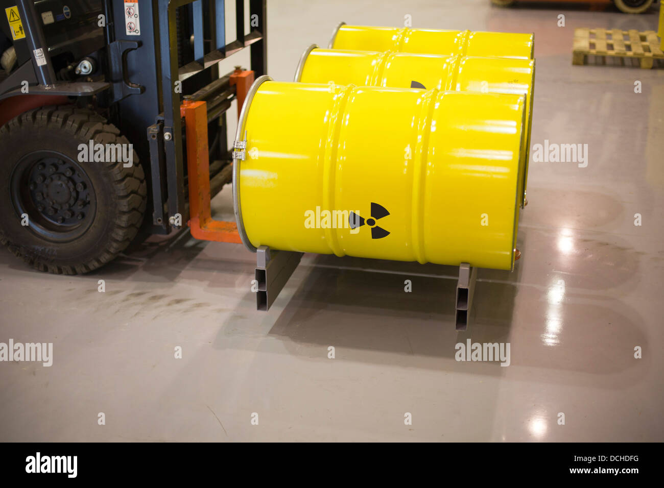 barrel with radioactive waste disposal Stock Photo - Alamy