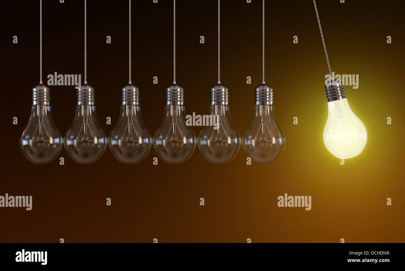 Swinging light bulb High Resolution Stock Photography and Images - Alamy