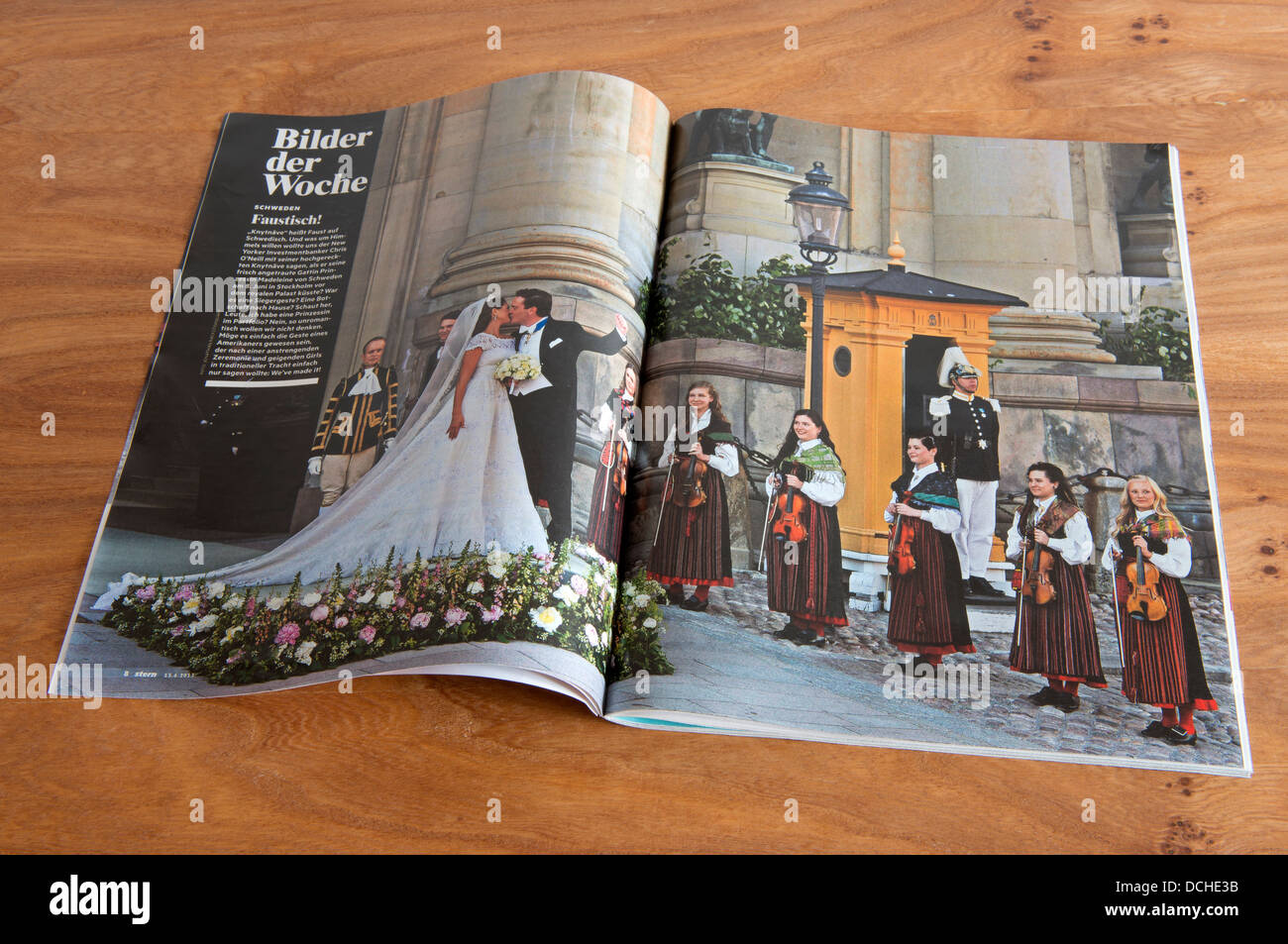 Stern magazine 13.06.13 with a double-page pictures of the Swedish ...