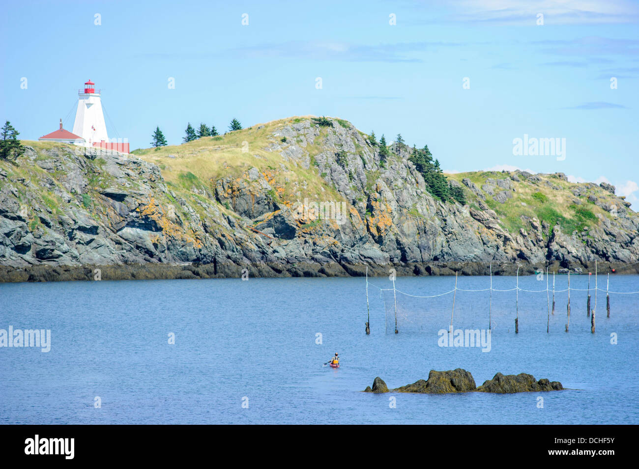 Swallowtail Lighthouse Grand Manan Stock Photo - Alamy
