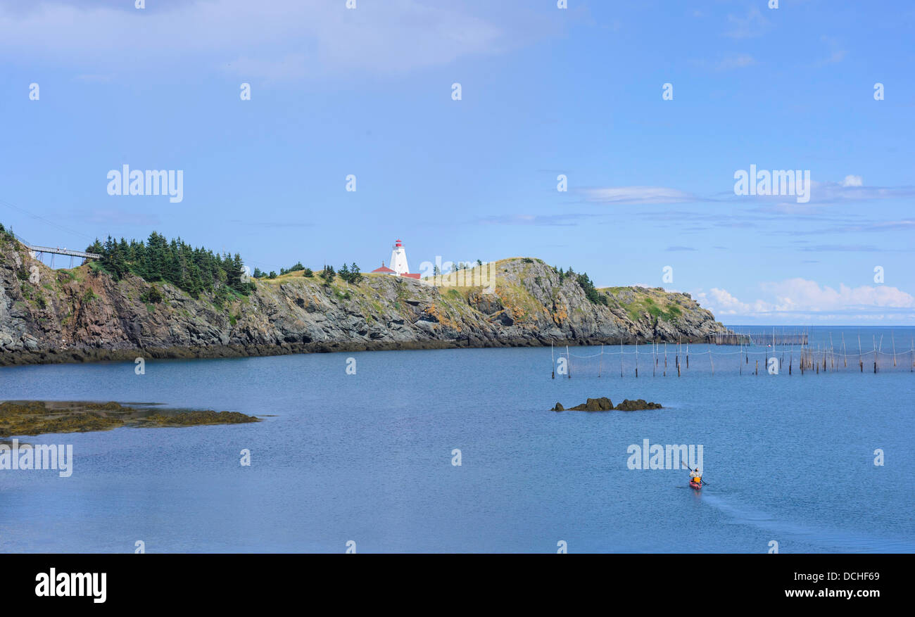 Swallowtail Lighthouse Grand Manan Stock Photo - Alamy