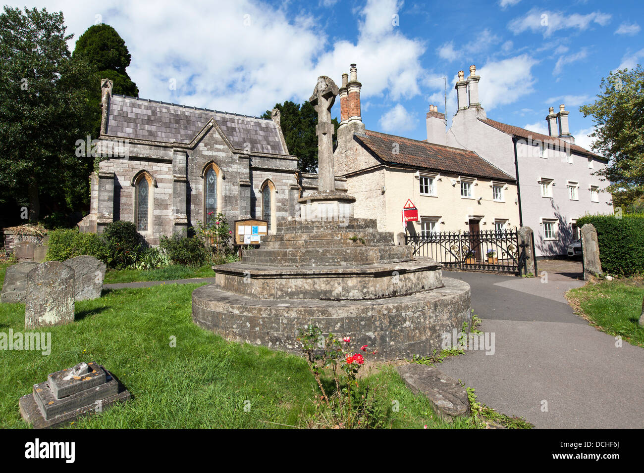Mortuary chapel and War Memorial in the grounds of St Mary's Church ...