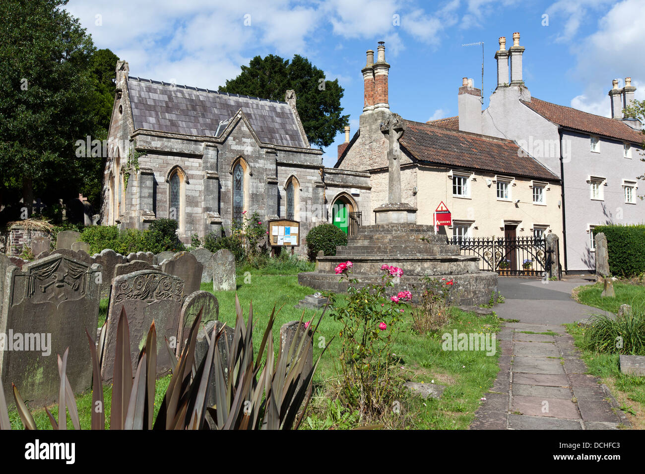 Mortuary chapel and War Memorial in the grounds of St Mary's Church ...