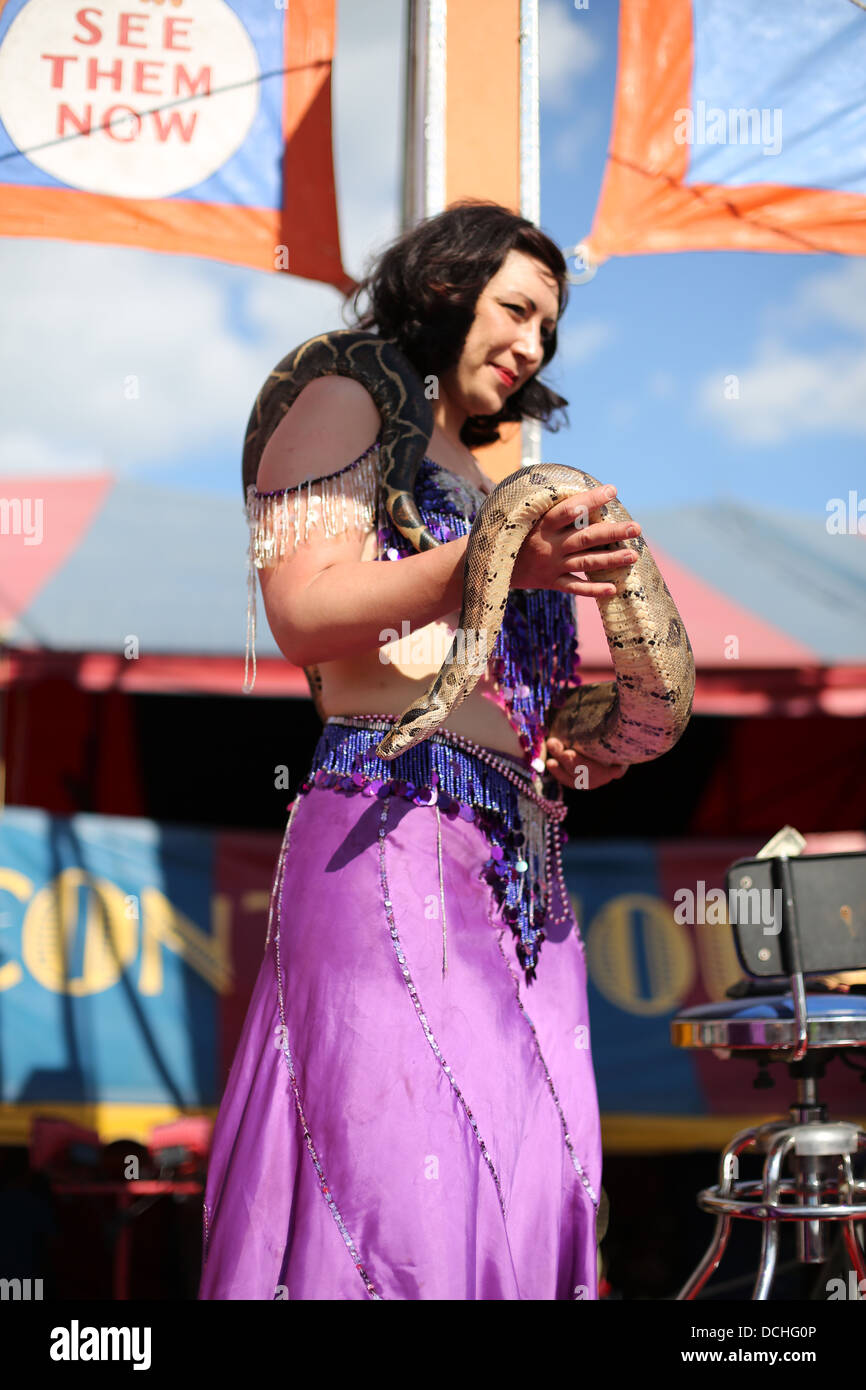 Woman snake charmer hi-res stock photography and images - Alamy