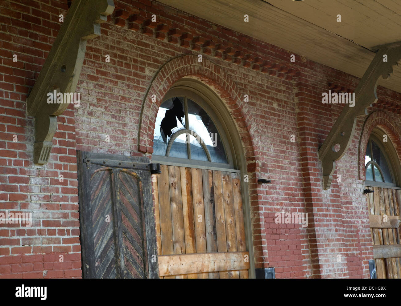 Abandoned warehouses of the "Garrett Snuff Mill" in Yorklyn, Delaware ...