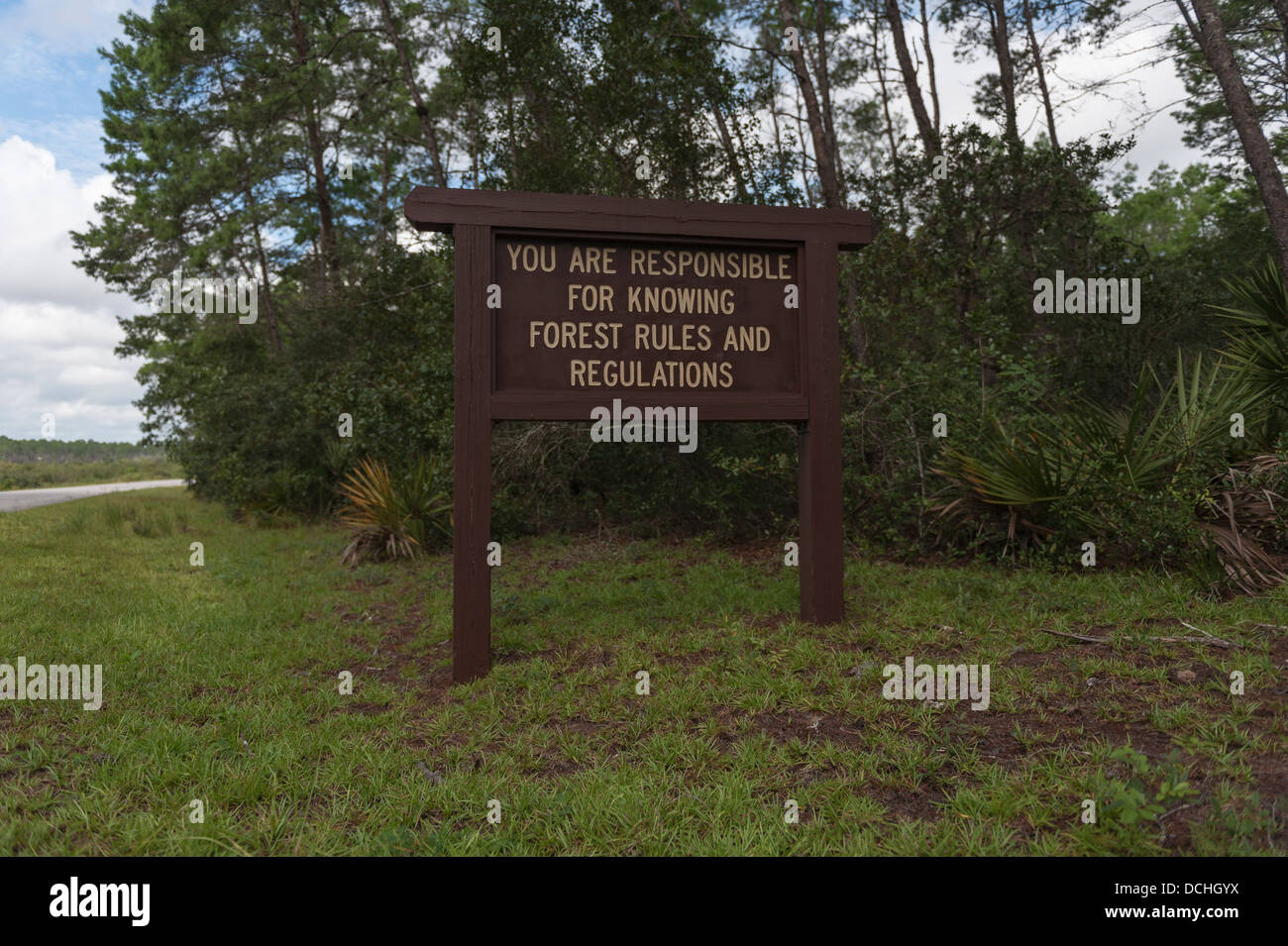 A sign posted on the grounds of the Mill Dam Recreation Park in the ...