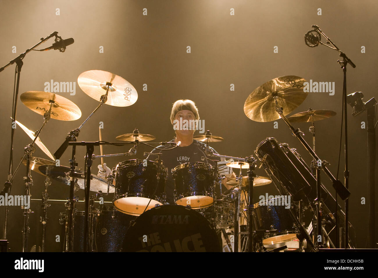 Drummer Stewart Copeland of The Police performed in concert at the John ...